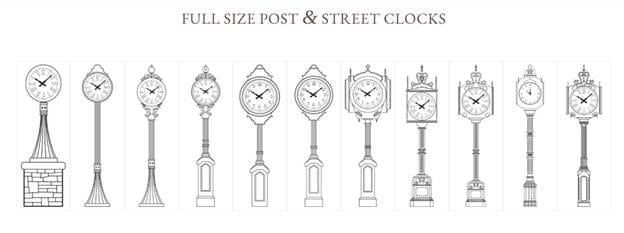 Custom Street Clocks For Sale | Custom Street Clock Builder | Tower ...