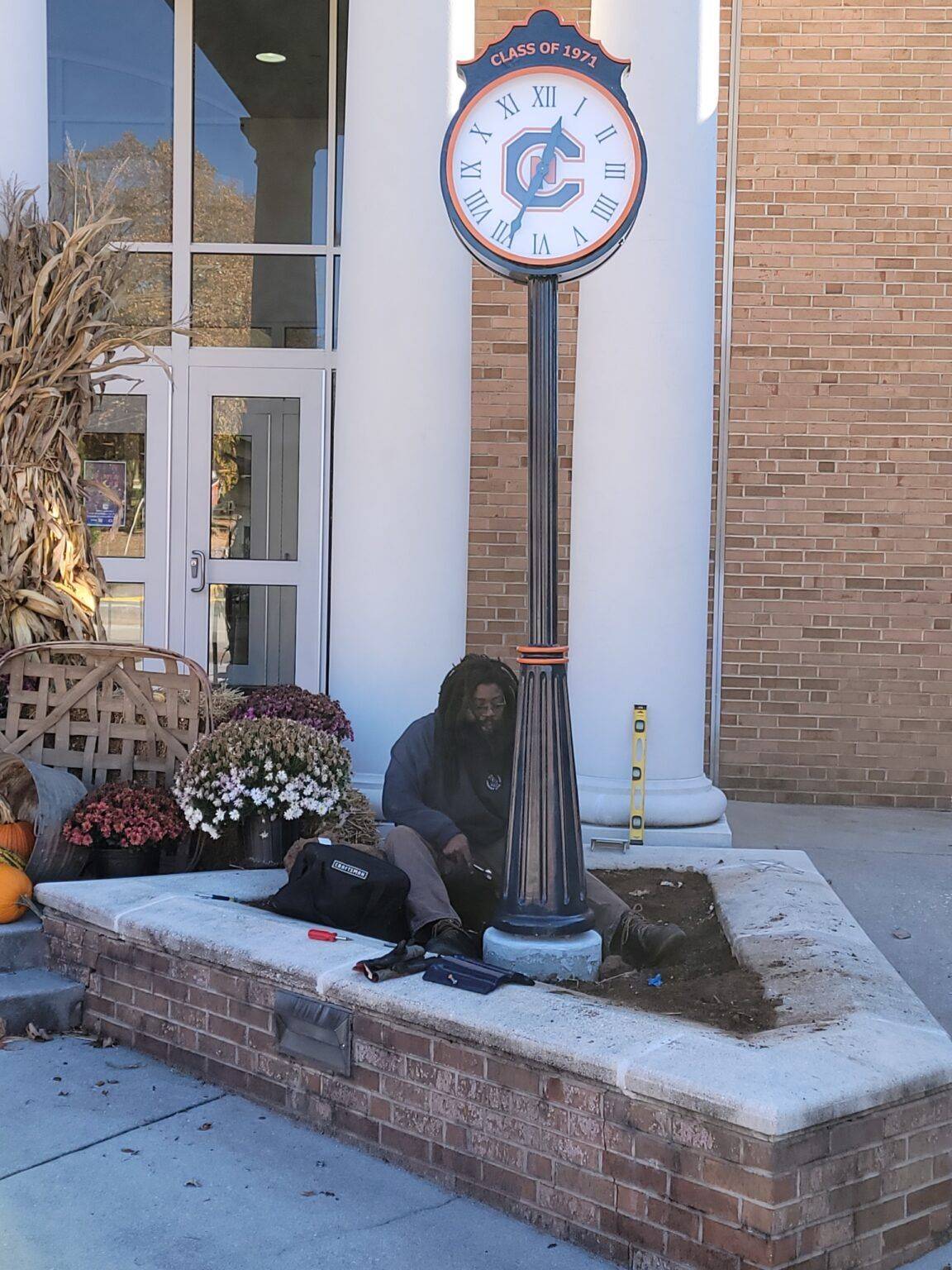 Courtyard Post Clock - Two Face Street Clock | TOWER CLOCKS USA